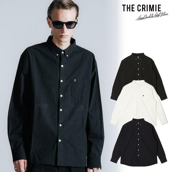 CRIMIE クライミーオックスフォードの上品な表情に、厚手コットンの存在感とゆとりあるシルエットを掛け合わせた、THE CRIMIEのボタンダウンシャツです。クラシックでありながら、どこかモードで、ストリートにも映える。素材 : COTT...