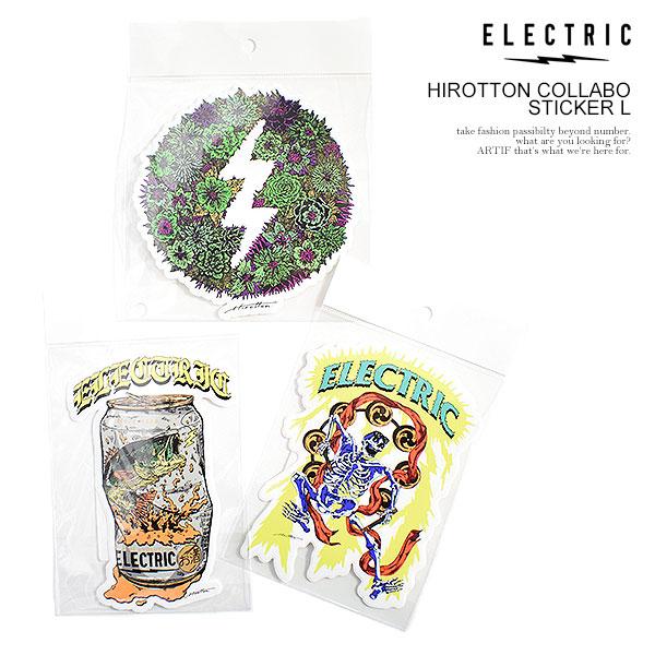 【発売日：2026年04月01日】ELECTRIC エレクトリック●商品説明アーティストHIROTTON / ヒロットン氏による描き下ろしのグラフィックステッカーです。●SIZEL (BEER CAN 約14cm/BOTANICAL 約13...