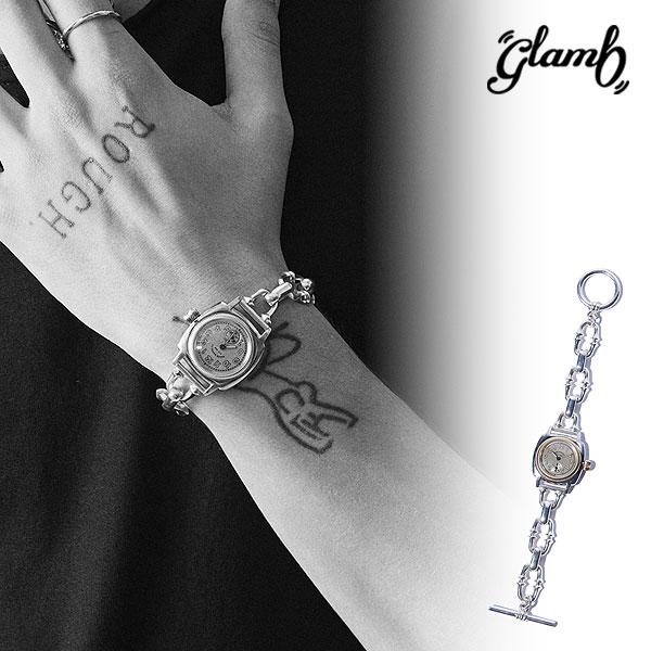 glamb グラム●商品説明ブランドのアイコンとなっているラグジュアリーアクセサリー、”MARO”シリーズにアンティーク調のウォッチをセットしたMARO Watch。シルバー925を素材に使用したチェーンは、丸みと鋭角を兼ね揃えたパーツの造...