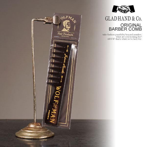 【発売日：2025年11月24日】GLAD HAND グラッドハンド●商品説明歯の間隔からすべてオリジナルで製作したバーバーコームです。ウルフマンバーバー代表の曽原氏が、長年の経験からバーバースタイルにもっとも最適なデザインを考案。まるで手...