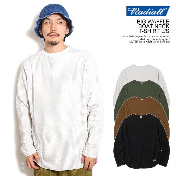 SALEセール ラディアル Tシャツ RADIALL BIG WAFFLE - BOAT NECK SALEセール ラディアル Tシャツ RADIALL BIG WAFFLE - BOAT NECK