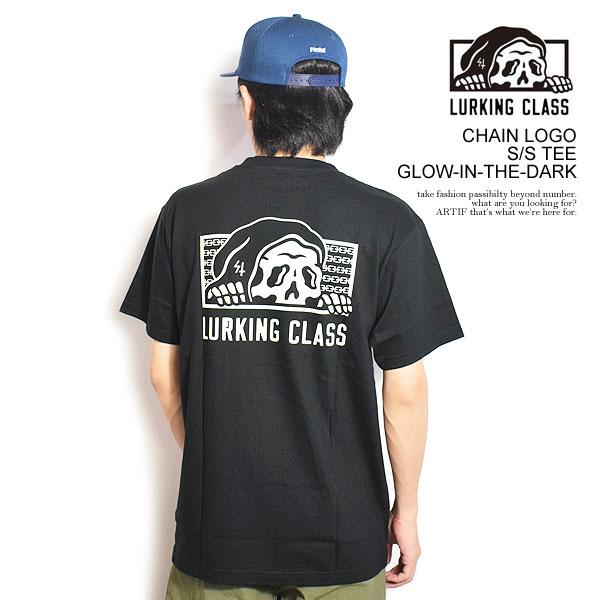 【発売日：2024年07月30日】LURKING CLASS ラーキングクラス 40％OFF SALE セール チェーンモチーフのグラフィックとロゴをプリントした半袖Tシャツです。フロント左胸にもチェーンロゴをプリント。フロント、バック両方...
