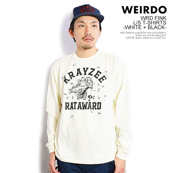 【発売日：2026年02月24日】WEIRDO ウィアード●商品説明WEIRDO定番、風変わりで意地が悪く、嫌な目つきをしたみんなの嫌われ者、WRD FINKのグラフィックが落とし込まれています。ヴィンテージをベースに、2本針バインダーネッ...