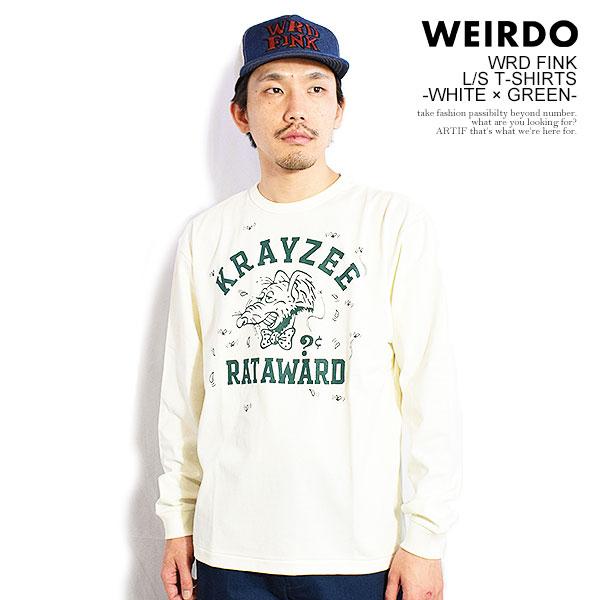 【発売日：2026年02月24日】WEIRDO ウィアード●商品説明WEIRDO定番、風変わりで意地が悪く、嫌な目つきをしたみんなの嫌われ者、WRD FINKのグラフィックが落とし込まれています。ヴィンテージをベースに、2本針バインダーネッ...