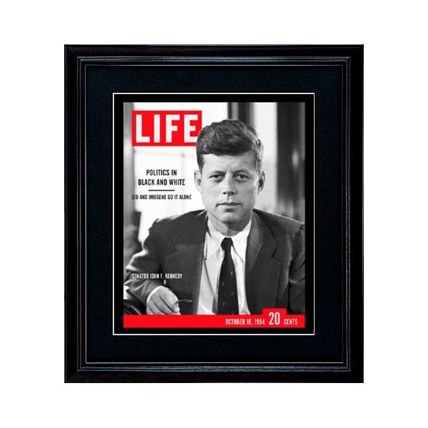 【ミニアート】 アートフレーム 【ケネディー】26×20cm ポスター 額入り スタンド 掛置き兼用玄関 書斎 棚に飾る小さめの絵 おしゃれ インテリア1950年代からアメリカで発刊されていたLIFE誌復刻表紙デザイン アートフレームお店や...