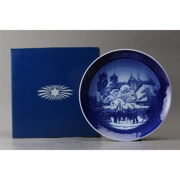 Royal Copenhagen ロイヤルコペンハーゲン 1997年 イヤープレート 飾り皿 共箱 リーフレット 本物保証