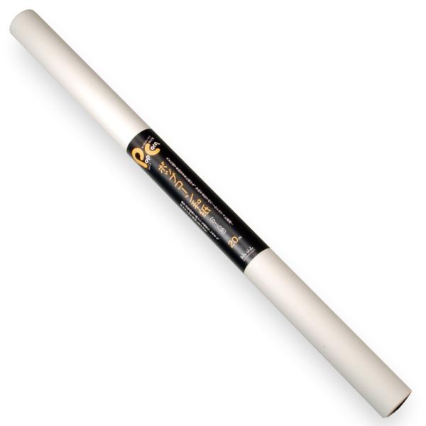 サイズ：95cm×20M裏写り防止処理和紙 紙厚0.08mmポップコーンゆび筆の姉妹品。表裏とも墨や絵の具がにじまず、裏抜けしにくいので、下敷きがなくても机を汚しません。薄くても丈夫。ロールは大書や共同制作の絵画・版画にも便利です。薄くて下...