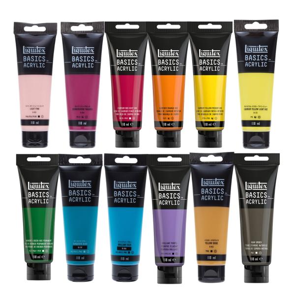 容量：118mL色組：ライトポートレイトピンク、キナクリドンマゼンタ、カドミウムレッドディープヒュー、カドミウムオレンジヒュー、カドミウムイエローミディアムヒュー、カドミウムイエローライトヒュー、フーカスグリーンヒューパーマネント、ターコイ...