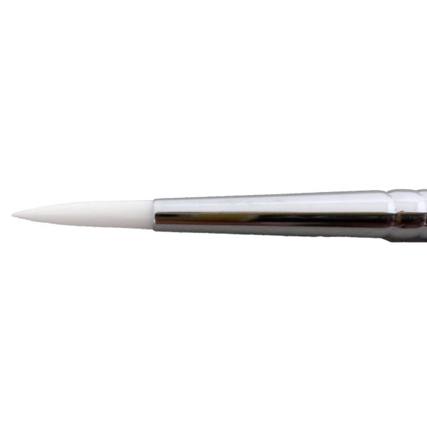 油絵・アクリル画筆ナイロン毛穂丈：14mm 口金径：3.8mm 全長：296mm軸の材質：白樺材