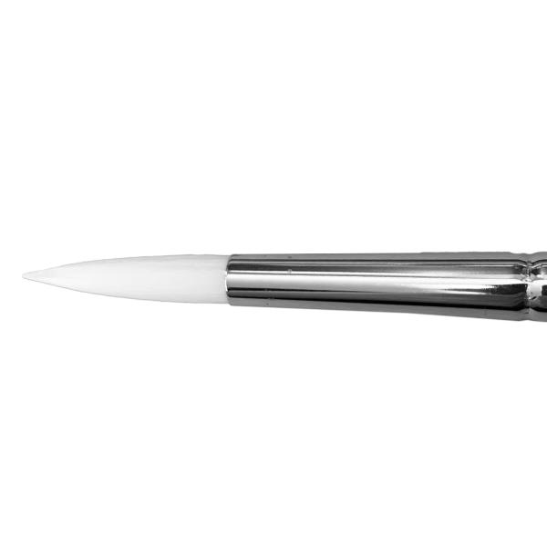 油絵・アクリル画筆ナイロン毛穂丈：14mm 口金径：3.8mm 全長：296mm軸の材質：白樺材