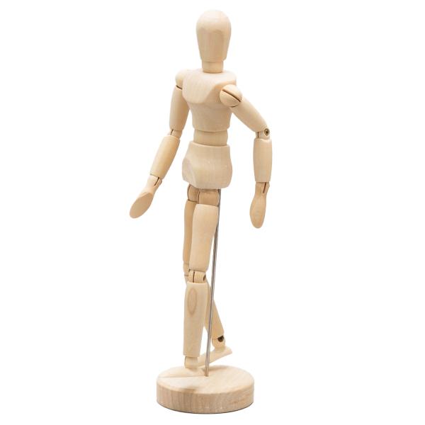 材質：木製人形は各関節部分をビスとスプリングで連結してあります。破損した場合には修理ができませんので、無理なポーズで使用しないで下さい。