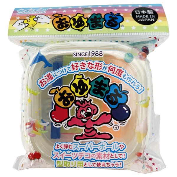 パッケージサイズ：120×140×35mm重さ：42ｇゴム1本のサイズ：58×15.5×8mmゴム1本の重さ：5.5g内容：6色6本入り(ピンク・パープル・スカイブルー・リーフグリーン・イエロー・オレンジ)日本製80℃以上のお湯に入れると柔...