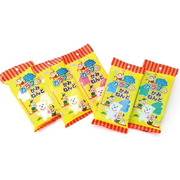 容積サイズ：約130×75×20mm質量：約60g 色：白、黄、赤、青、緑他のねんどや芯材と組み合わせて使えるカラフルな軽量紙ねんどです。とても軽くて柔らかく、手にもつかないので小さなお子様でも安心して使用することが出来ます。ねんど同士や芯...