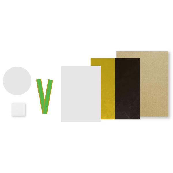 セット内容ボール紙(直径11cm)ボール紙(A4)アルカラーシート金＆黒リボン(12mm 幅/1m)作業台ダンボール磨き用スポンジ準備するもの：テープ、木工用接着剤、鉛筆、ハサミかカッターメダルをつくろう！の特長直径11cmの台紙にボール紙...