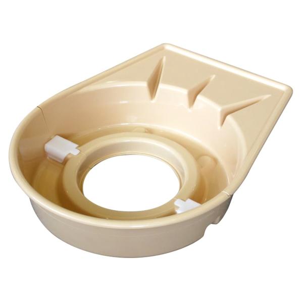 サイズ：W385×D607×H125mm重量：1.2kg素材：プラスチック製対応機種：RK-3D型/RK-2XA型/RK-2Pプロ型二つ割電動ろくろRK型のターンテーブル径300mmに使用できます。※径400mmテーブルを取付け場合、使用不可。