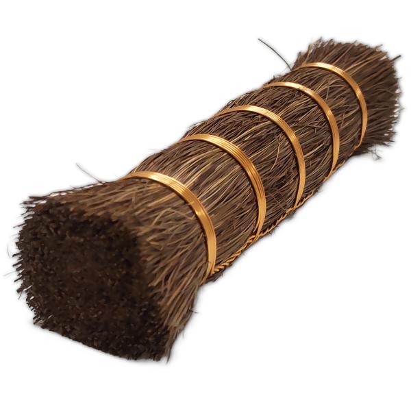 サイズ：直径約32×125mm材質：しゅろ材余分についた釉薬をはがすときに使用します。