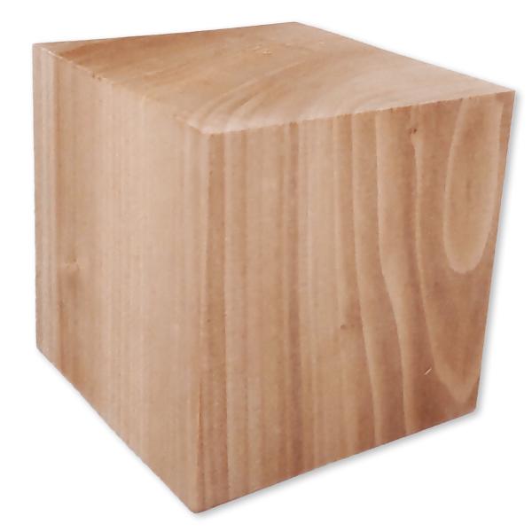 サイズ：約75×75×75mm 1個 立方体柔らかく、彫りやすくいろいろな工作に適した素材です。※木材の膨張・収縮の性質により、角材は多少のヒビ割れが生じる事があります。ご了承下さい