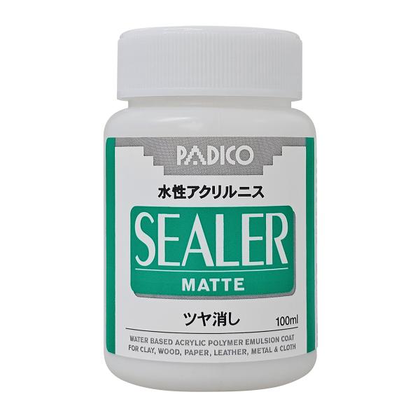 サイズ：直径51mm×H83mm容量：100mL成分：合成樹脂(アクリル)、水塗り面積：約0.95m2(2度塗り)乾燥時間：約1時間(20℃)用途：粘土、紙、木、金属、革、樹脂、布素材感そのまま。粘土をはじめ紙・布・木・金属など多くの素材に...