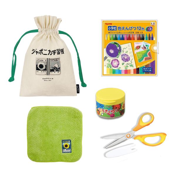 ◆ヤマト こうさくのり 100g 超低臭 でんぷん糊エコマーク認定品 小さい手でも開けやすいパッチンふたで、本体と一体式。◆学童用 キャップ付き ハサミ 右手用全長：150mm 刃長：55mm刃：ステンレス製 柄：PP・エストラマー※左手用...