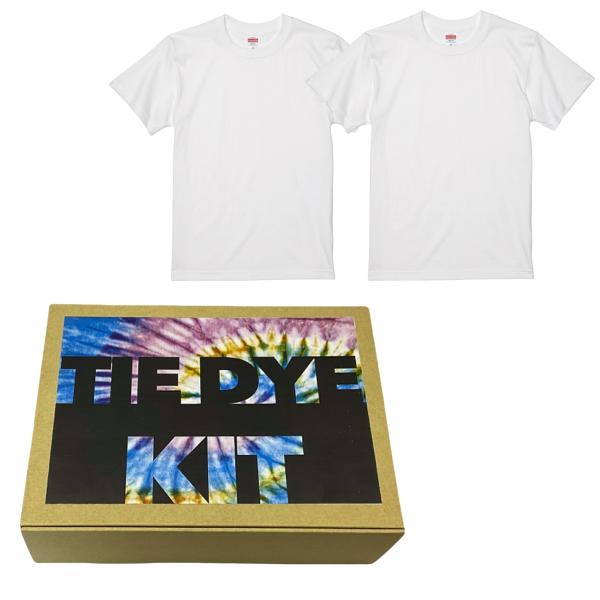 夏に人気の工芸素材です。フェス等のイベントで着用するTシャツ、手作りしてみませんか？【セット内容】◆タイダイ染キット TK-2色組：ベージュ・アクアマリン・パープル内容：低温染色助剤 ベストコールド 60g、定着材 ベストフィックス30mL...