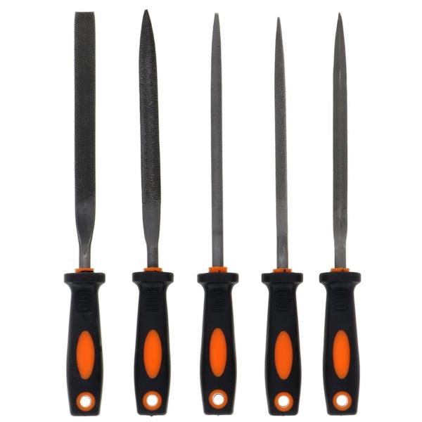 パッケージサイズ ：110×225×18mmパッケージ重量：160g内容：平、半丸、丸、四角、三角全長：約170mm、刃長：約85mmエラストマー樹脂グリップ特徴：様々な作業をこなす5本組 、握りやすく力の入るソフトグリップ中国製プラモデル...