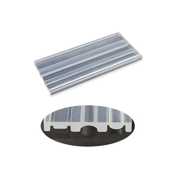 素材：ソフトシリコーンゴムサイズ：約37×85×厚み5mmリングが作れる透明型のシリコンモールドです。透明型なので、粘土の詰め具合も確認しやすく、作品の完成度が高まります。最大24号(焼成後：約20号)のリング制作が可能です。乾燥後、リング...