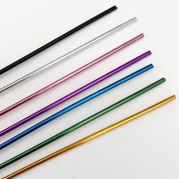 アルミ針金：長さ500mm入組：直径2mm 白、金・緑・青・桃・紫・茶 各1本針金の工作や造形用に軟らかくて使いやすいアルミ針金を各色取り揃えたセットです。