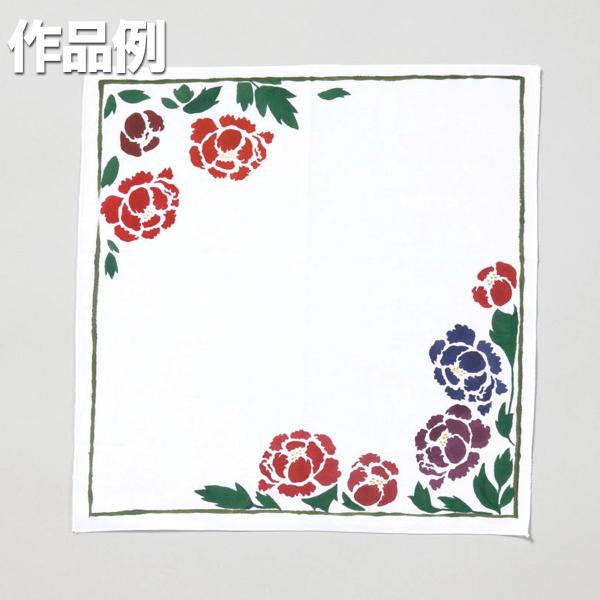 本体サイズ：430×430mm素材：綿100％少し厚手の染色用ナプキンです。四方のフチがほつれないように、縫込みがしてあります。