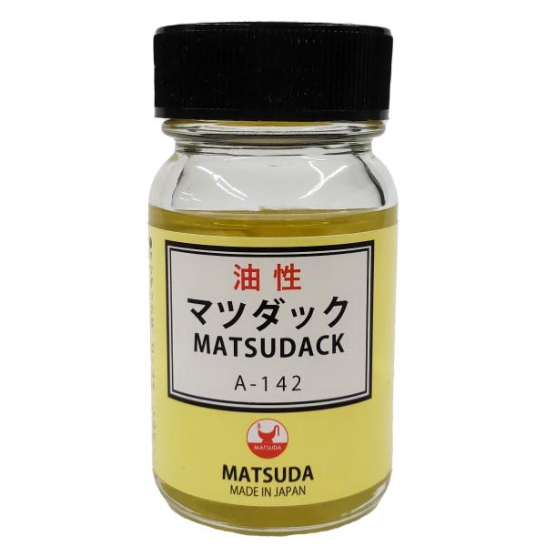 内容量：35ml成分：アルキド樹脂・ぺトロール第二石油類・危険等級3マツダックは、ゴールド・シルバー・ブロンズ粉に混ぜ合わせるためにつくられた、密着性のある速乾性のメディウムです。速乾性ですので使用後は必ず密栓してください。石油系溶剤を含み...