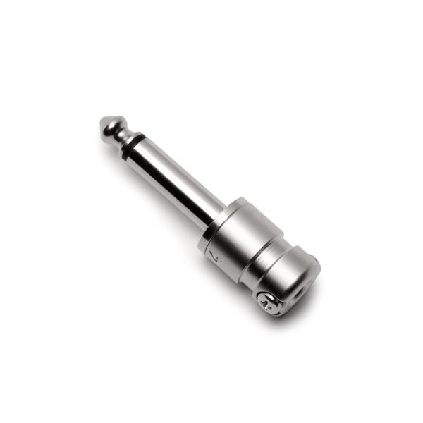 超小型ハンダ付けタイプ6.35mmフォーンプラグ。従来のショートハンドルプラグよりもさらに小型で、ペダルボード内の省スペース化に貢献します。【特徴】・超小型ハンダ付けタイプ6.35mmコネクター。・ケーブルを両側から2本のネジでしっかりと挟...