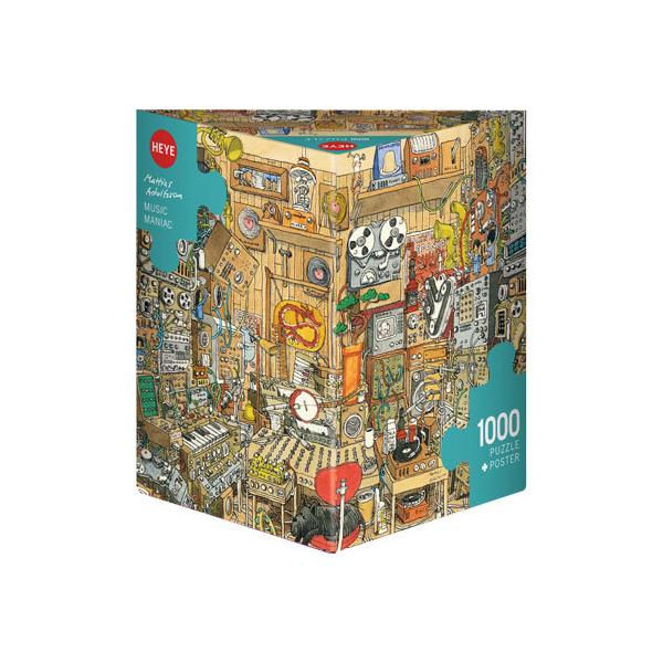 スウェーデン出身のイラストレーター Mattias Adolfsson マティアス・アドルフソン作品完成図ポスター付きピース数:　1000ピース完成サイズ:　50 × 70 cm対応フレーム:　F1020☆　糊は入っていません。