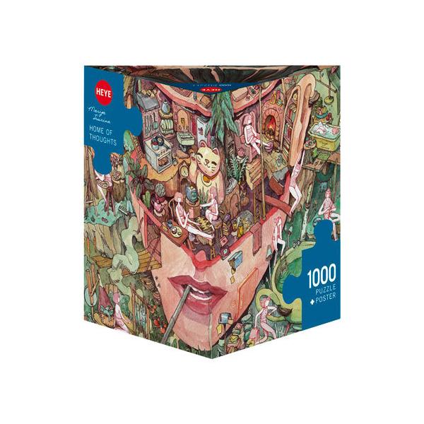 リトアニア出身　Marija Tiurina マリヤ・ティウリーナ作品完成図ポスター付きピース数:　1000ピース完成サイズ:　50 × 70 cm対応フレーム:　F1020☆　糊は入っていません。