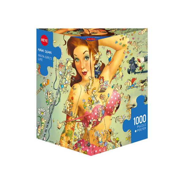 イタリア出身のイラストレーター Marino Degano マリノ・デガーノ作品完成図ポスター付きピース数:　1000ピース完成サイズ:　50 × 70 cm対応フレーム:　F1020☆　糊は入っていません。
