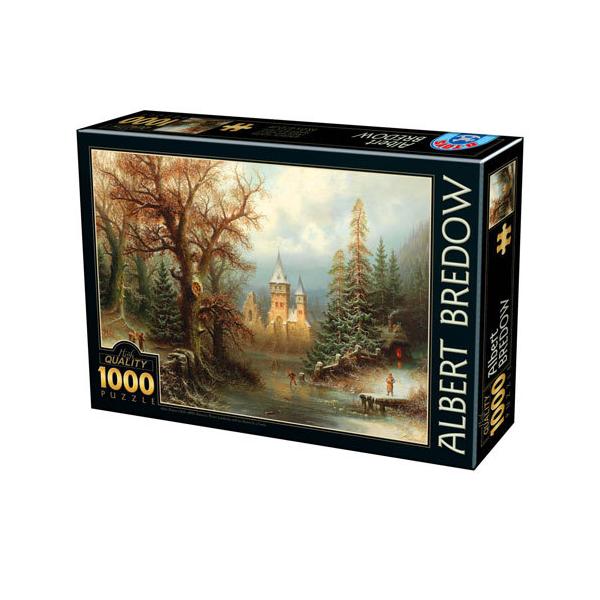 アルバート・ブレドウ作品ドイツ出身　ドイツとロシアの風景画家、石版画家、舞台美術家ピース数:　1000ピース完成サイズ:　47 × 68 cm対応フレーム:　F475685☆　糊は入っていません。