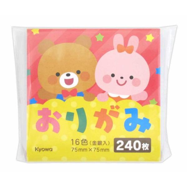 装飾・工作用などに。240枚入りよく使用される大きさより小さい折り紙です。千羽鶴に最適な大きさです。サイズ：75×75ｍｍ