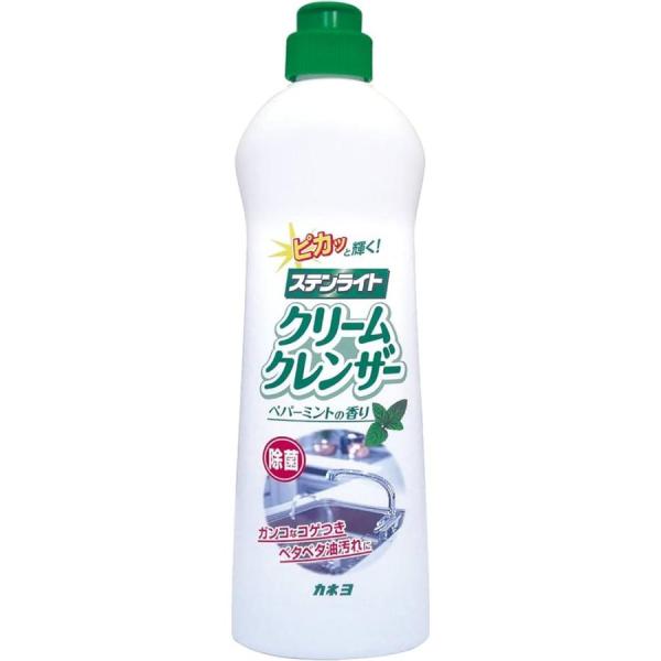 除菌・消臭効果のある、もうそう竹エキスを配合したクリームクレンザーです。お台所から浴槽までピカピカに仕上げます。ペパーミントの香り。女性が持ちやすい丸みのある容器です。【適するもの】《台所用》流し台、調理台、ガスレンジやそのまわりの壁面、換...