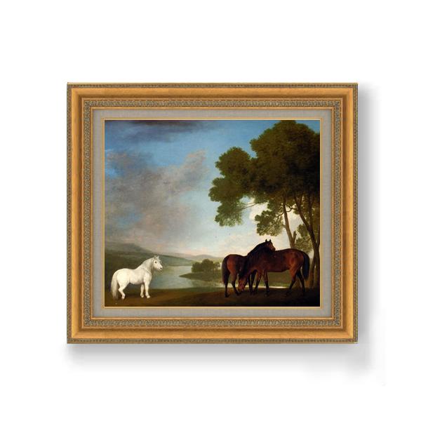 油絵直筆仕上げ｜ 絵画 10号 複製画 額縁透明アクリル板