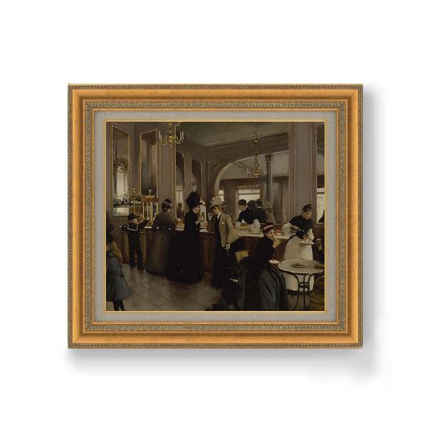 油絵直筆仕上げ｜ 絵画 10号 複製画 額縁透明アクリル板