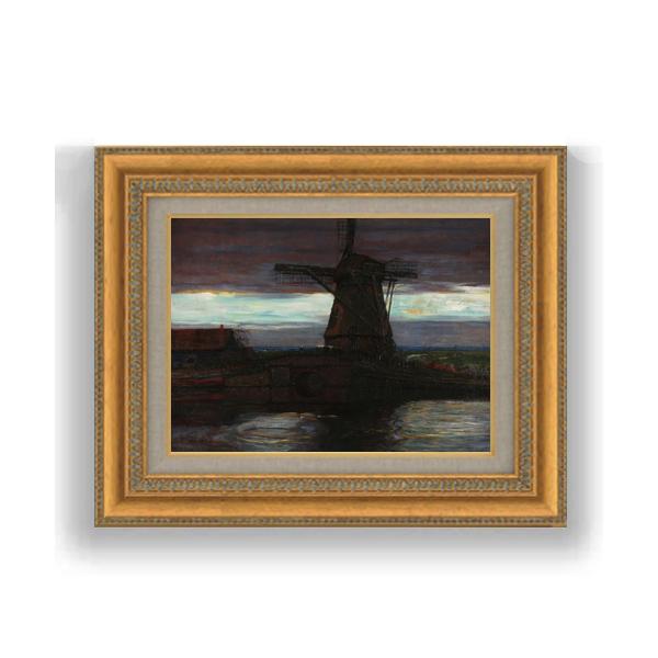 油絵直筆仕上げ｜ 絵画 4号 複製画 額縁透明アクリル板/ガラス板