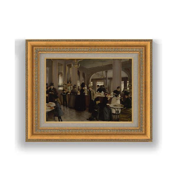 油絵直筆仕上げ｜ 絵画 4号 複製画 額縁透明アクリル板/ガラス板