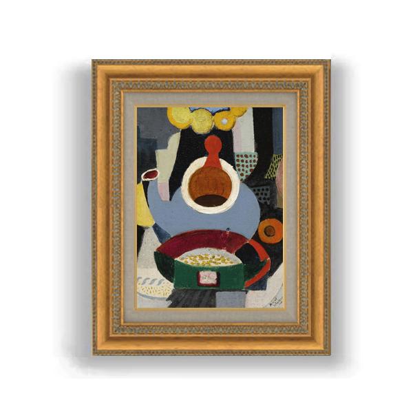 油絵直筆仕上げ｜ 絵画 4号 複製画 額縁透明アクリル板/ガラス板