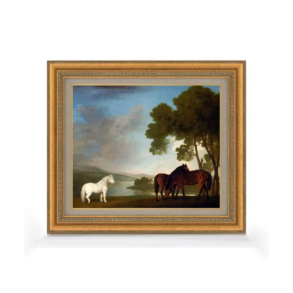 油絵直筆仕上げ｜ 絵画 8号 複製画 額縁透明アクリル板