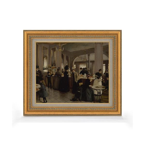 油絵直筆仕上げ｜ 絵画 8号 複製画 額縁透明アクリル板