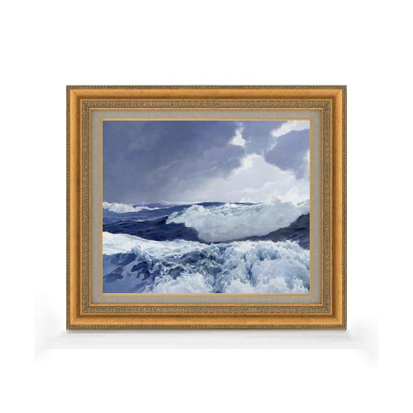 油絵直筆仕上げ｜ 絵画 8号 複製画 額縁透明アクリル板