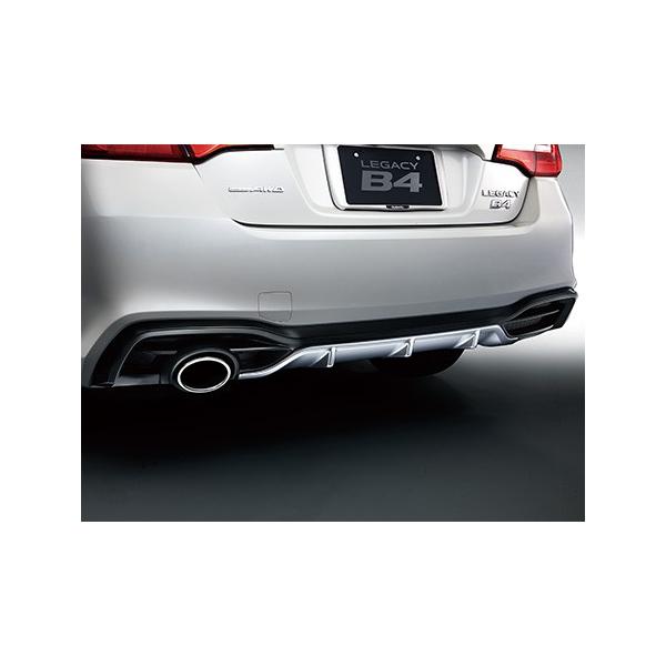 ■レガシィ・ＢＮ　リヤバンパーディフューザー（シルバー塗装）（Ｂ４用）新品です。【適合】　ＢＮ　（Ｄ型〜Ｆ型）【部品番号】Ｅ５６１７ＡＬ２００●シルバー塗装タイプのリヤバンパーディフューザーが、スポーティとラグジュアリーが融合したセダンスタ...