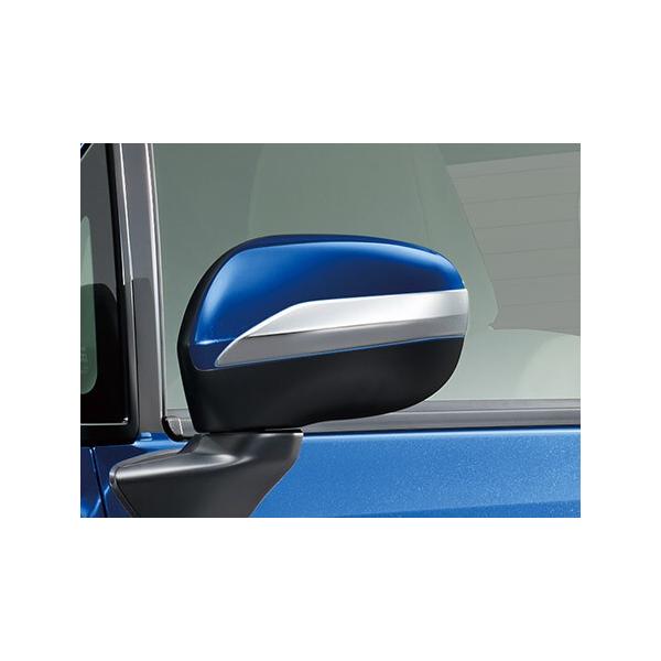 ■ステラ・LA150/LA160 ドアミラーガーニッシュ（メッキ）新品です。　【適合】　LA１５０Ｆ/LA１６０Ｆ（Ｄ型〜）【部品番号】０８４００Ｆ１０４０*ドアミラーカバー（カーボン調）との共着不可。●イヤリングやピアスのように。キラリ。...