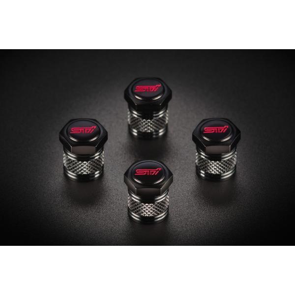 ■インプレッサ・ＧＵ　ＳＴＩバルブキャップセット（ブラック）新品です。【部品番号】ＳＴ２８１０２Ｚ２０００【適応】　ＧＵ（Ａ型〜）　　　　　　2023年4月〜 ●アルミ削り出し製法に滑り止め用のローレット加工を施した、デザインと軽量化にこだ...