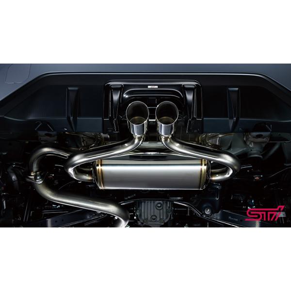 ■クロストレック・ＧＵ　ＳＴＩパフォーマンスマフラー＆ガーニッシュキット新品です。【部品番号】ＳＴＰＫＧ４０Ｇ２００１【適応】　ＧＵ（Ａ型〜）　 ●標準仕様のマフラーに対し通気抵抗を約29%低減させ、低背圧化したパフォーマンス重視のマフラー...