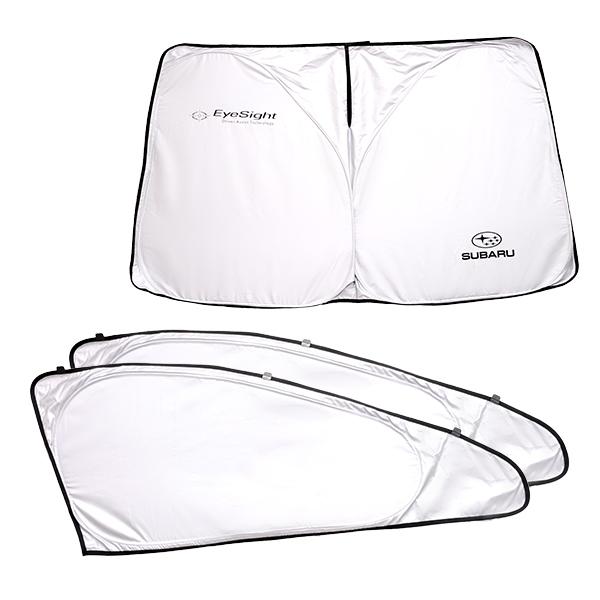 ■SUBARUオリジナル サンシェード サイドカバー付（EyeSight対応）新品商品です。 　　　　　　　　【商品番号】FHSY17053001（レギュラー）【商品番号】FHSY17053002（フォレスター専用）●フロントはもちろんサイ...