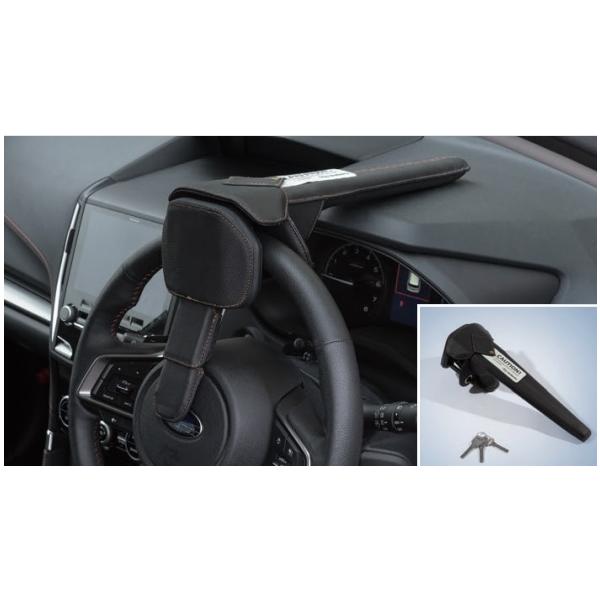 ■ＳＵＢＡＲＵ ＷＲＸ・ＶＡ　ＳＡＡ ステアリングロック新品です。【適応】　ＶＡ　（Ｆ型）【部品番号】ＳＡＡ３２３００３０●ワンタッチで使えるステアリングロック。車両の防犯装置と組み合わせて効果を発揮します。※写真はイメージ画像です。■本州...